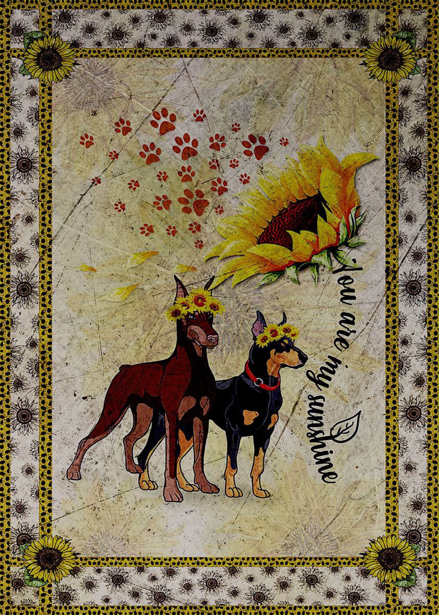 'Doberman' Poster by Nick Cournoyer | Displate