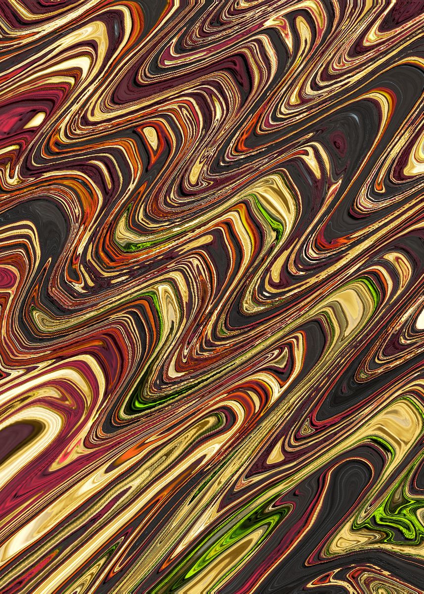 'Planet Burgundy' Poster, picture, metal print, paint by Jack Entropy ...