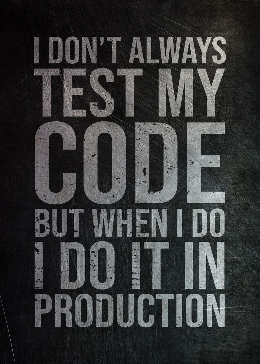 'Programmer Funny Gift' Poster, picture, metal print, paint by ...