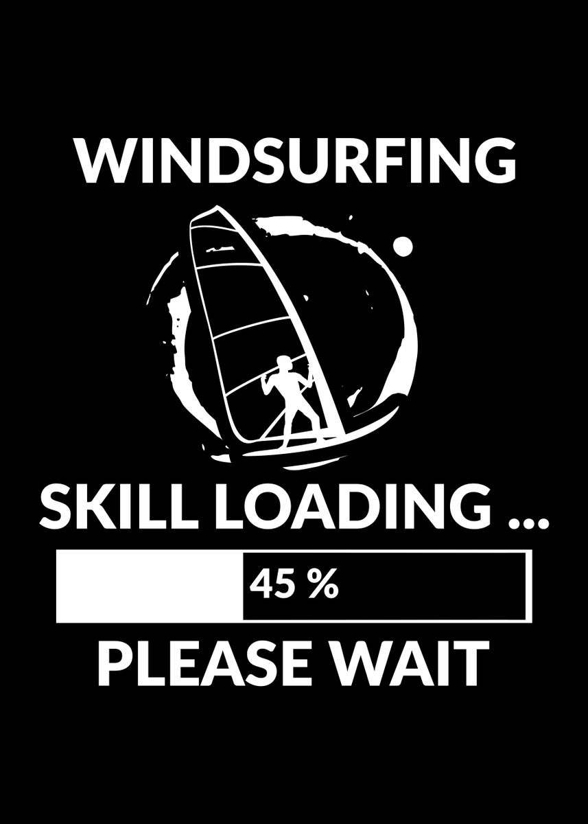 'Windsurfing Surf Water' Poster, picture, metal print, paint by Norden ...