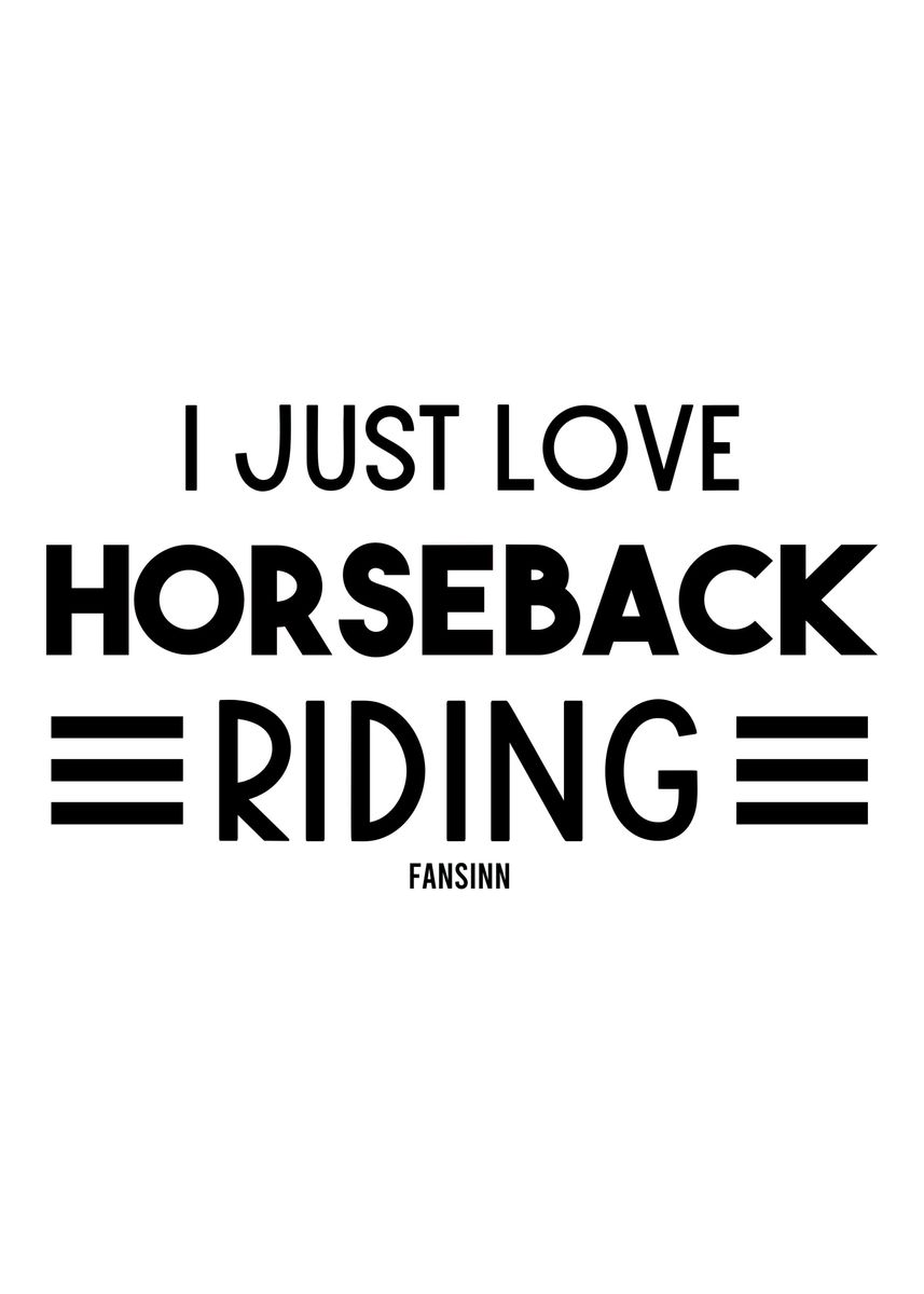 'Horse riding stables Sport' Poster, picture, metal print, paint by ...