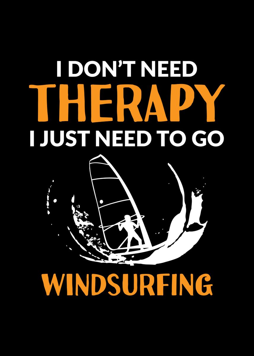 'Windsurfing Surfing' Poster, picture, metal print, paint by Norden ...