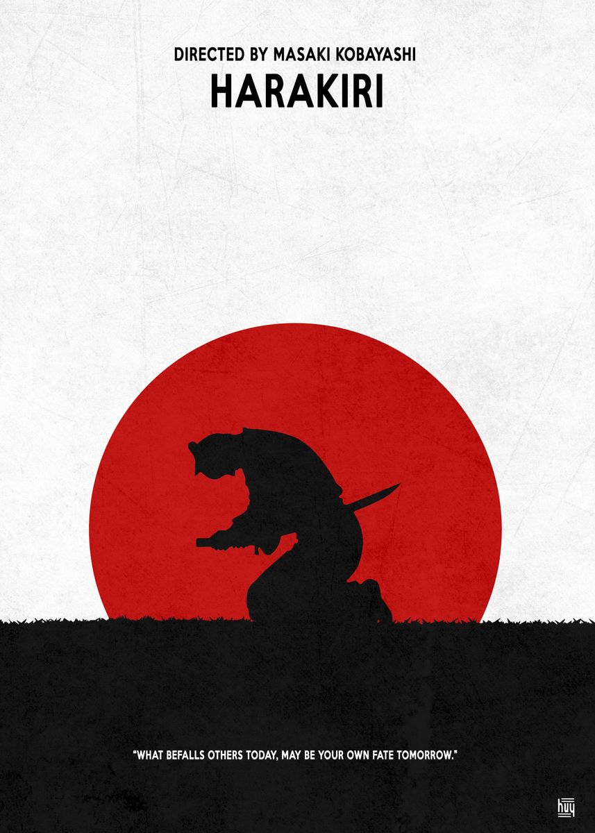 'Harakiri' Poster, picture, metal print, paint by 8UY Design | Displate
