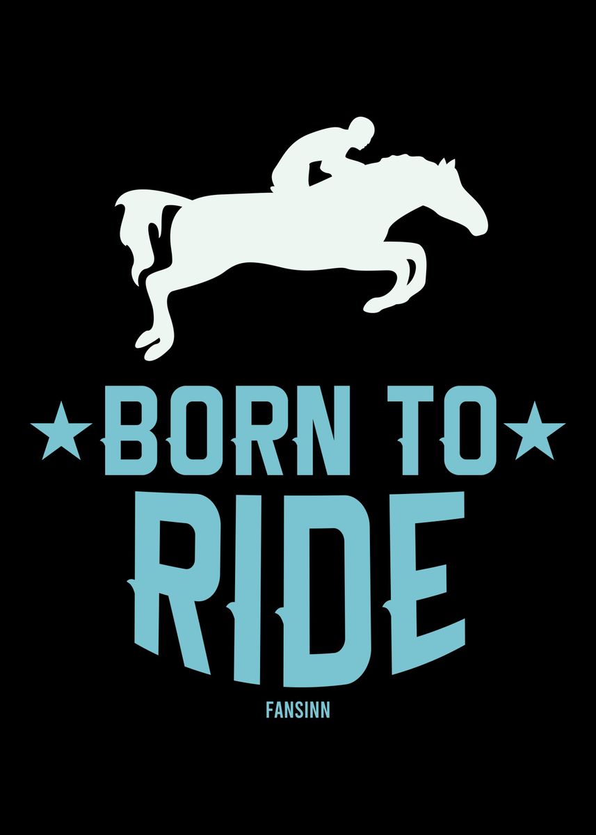 'Horse riding stables Sport' Poster, picture, metal print, paint by ...