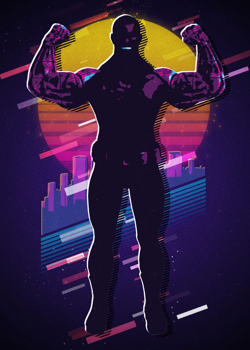 'fighting game' Poster, picture, metal print, paint by Garibaldi | Displate