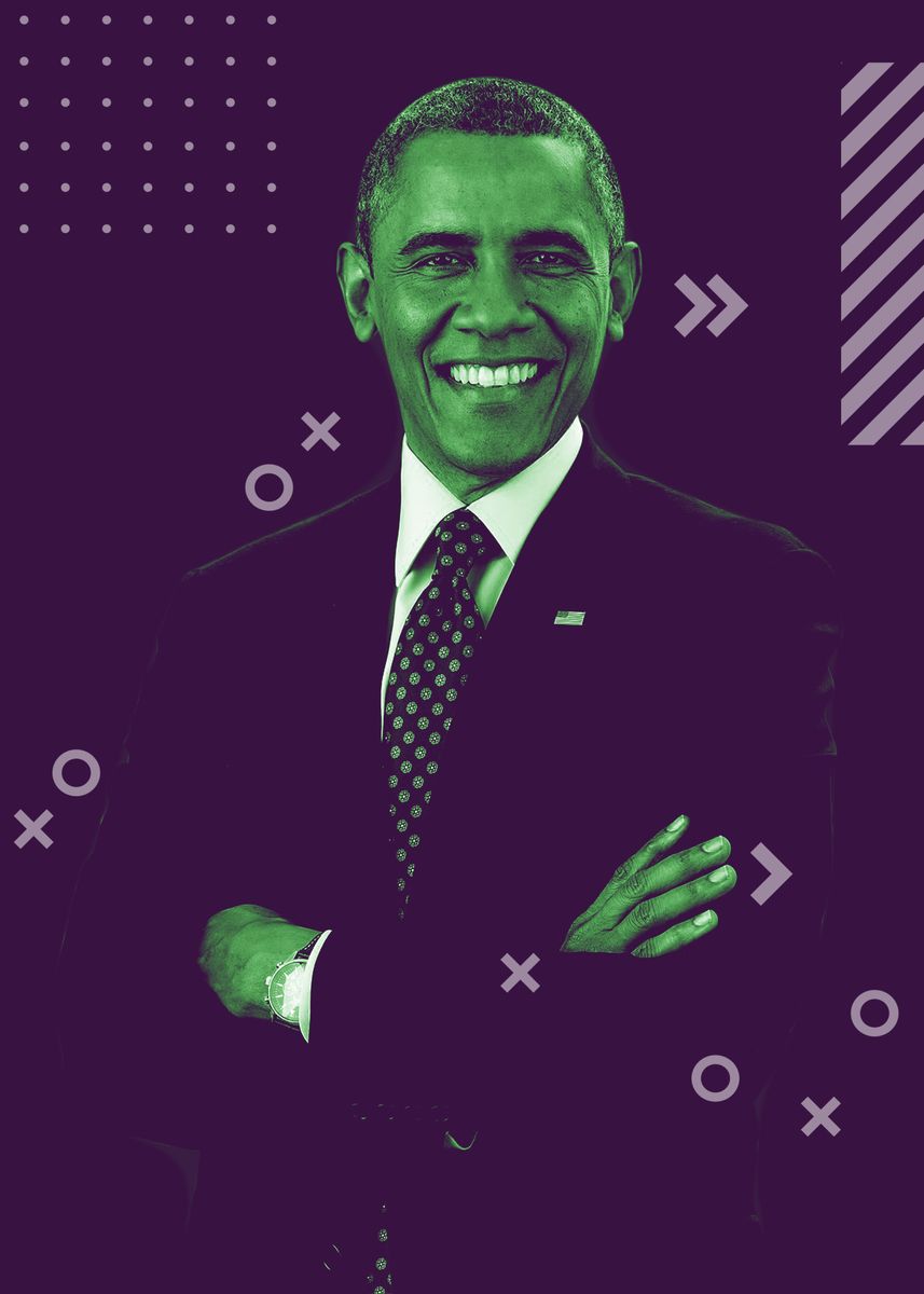 'B Obama' Poster by Viability Creative | Displate
