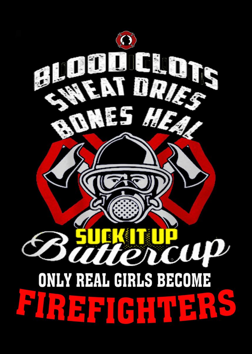 'Proud To Be A Firefighter' Poster by David Bratton | Displate