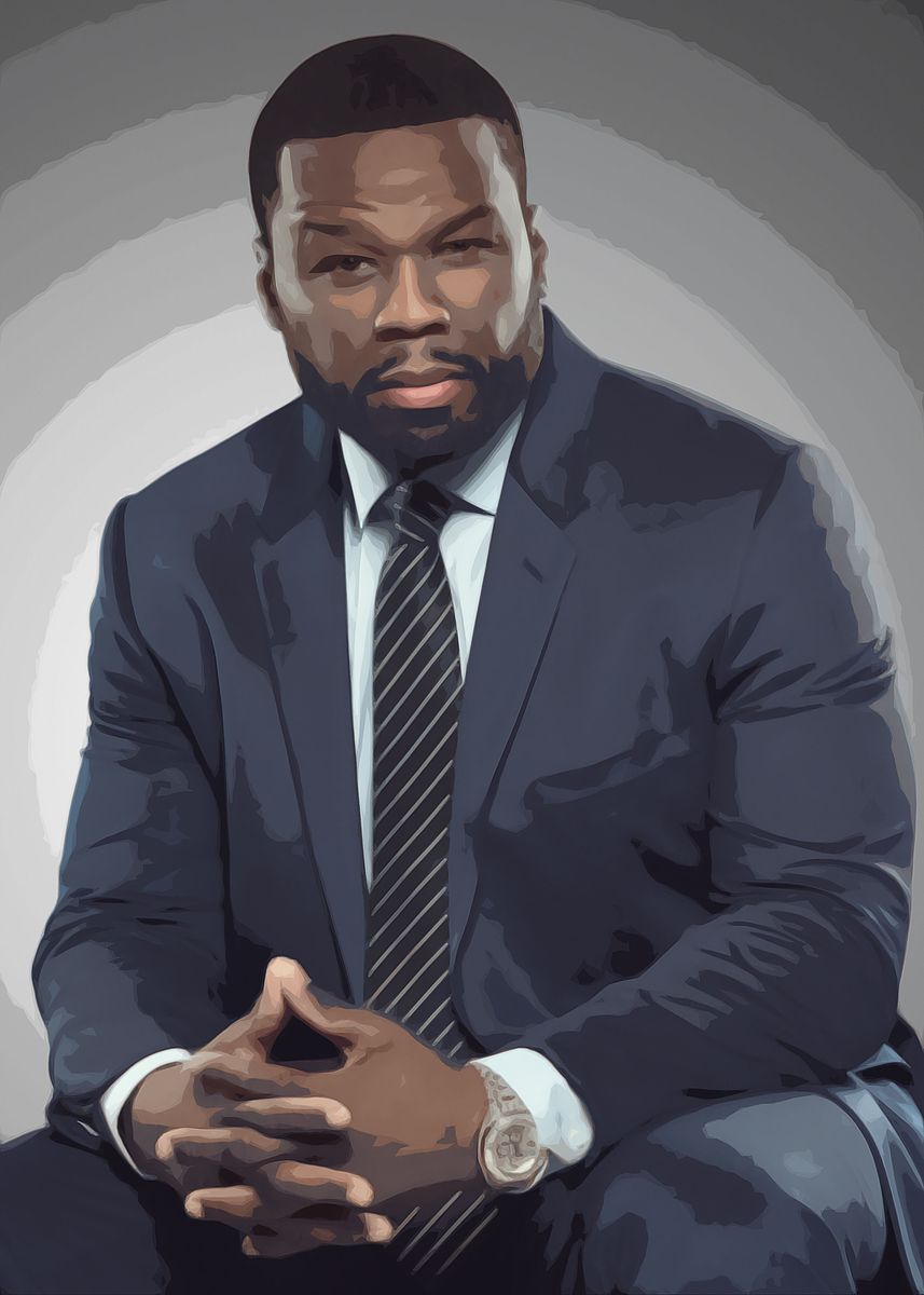 '50 Cent' Poster, picture, metal print, paint by OSRAM COOL | Displate