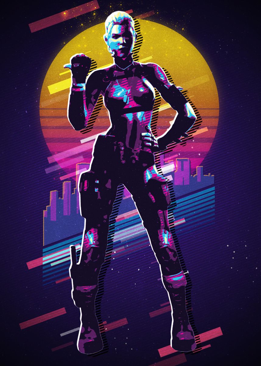 'fighting game' Poster, picture, metal print, paint by Garibaldi | Displate