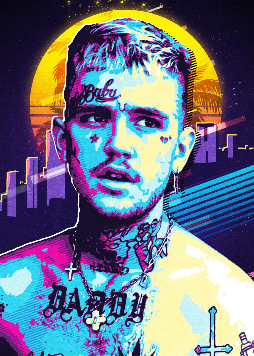 'Lil Peep ' Poster by Art Queen | Displate