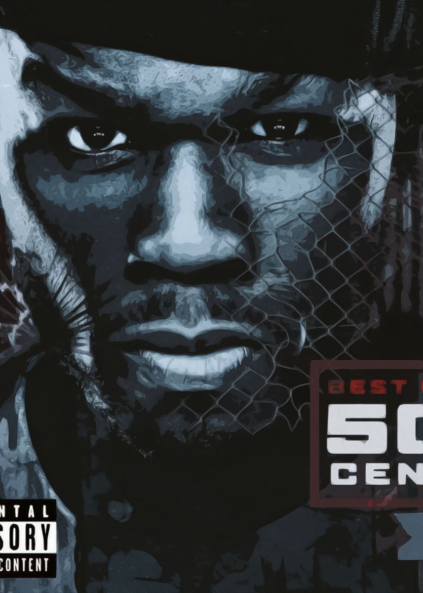 '50 Cent' Poster, picture, metal print, paint by OSRAM COOL | Displate