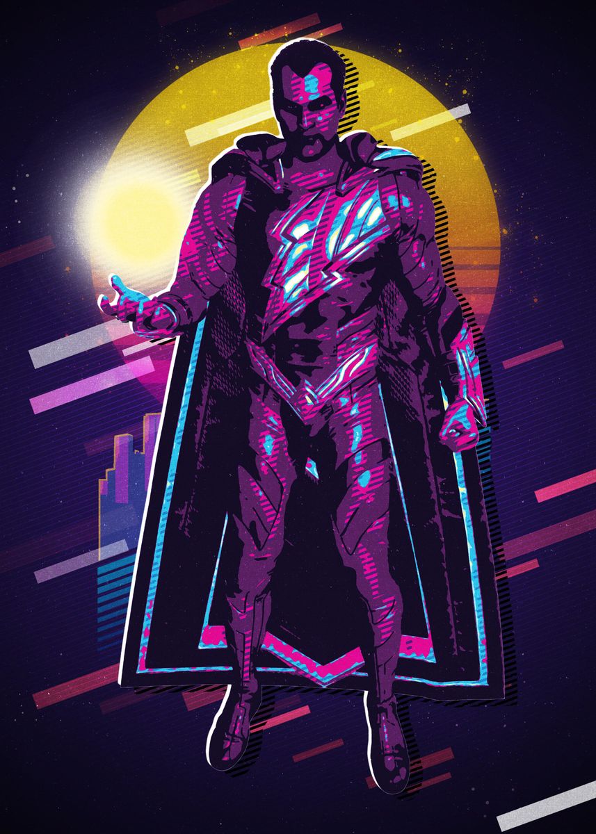 'fighting game' Poster, picture, metal print, paint by Neon Art Glowing ...