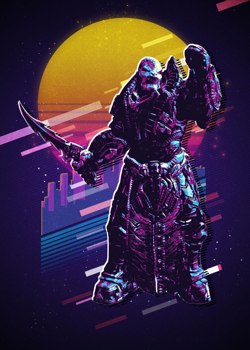 'fighting game' Poster, picture, metal print, paint by gillpa | Displate