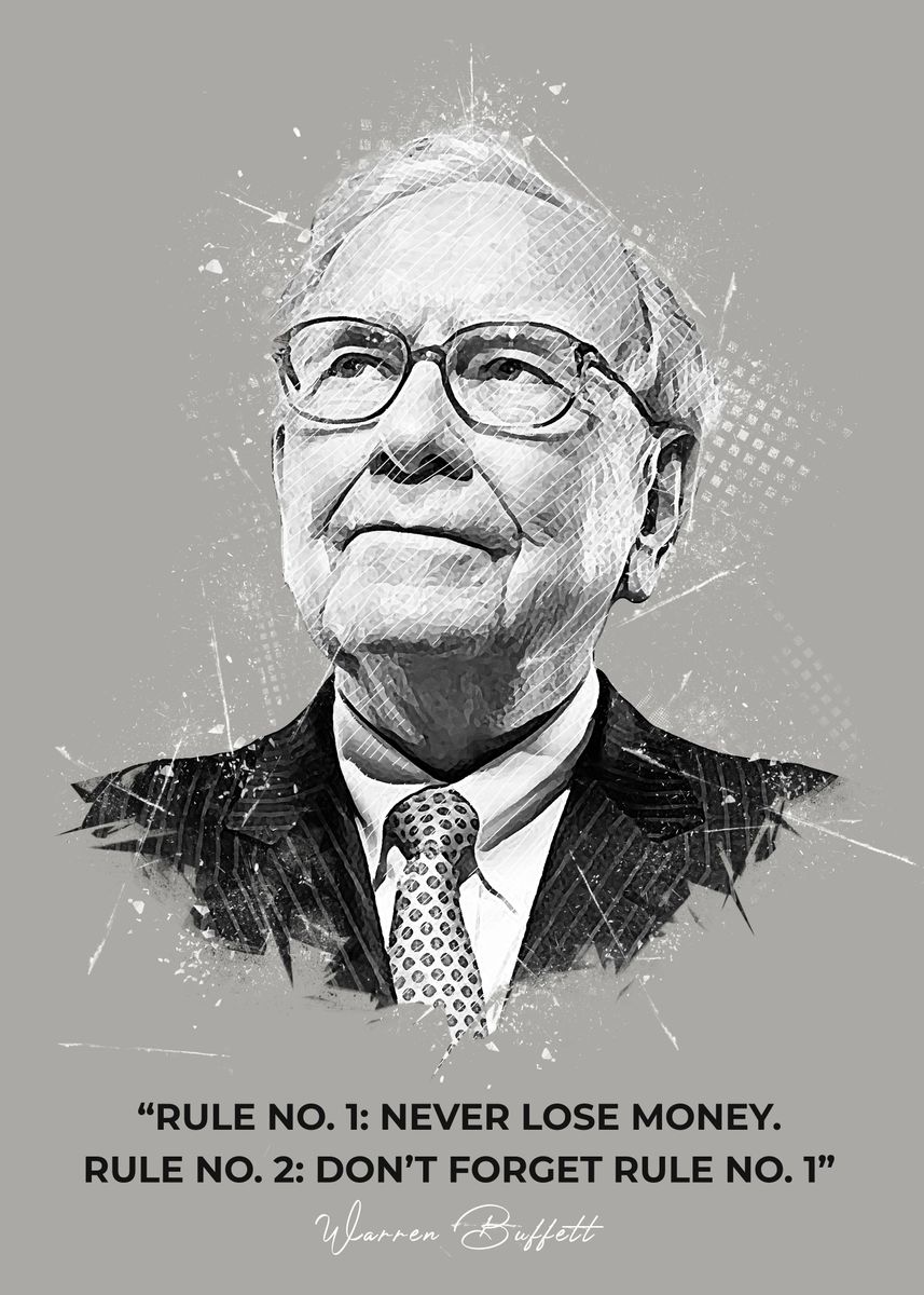 'Warren Buffett' Poster, picture, metal print, paint by Creative Shop ...
