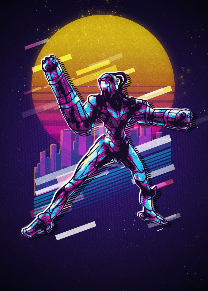 'fighting game' Poster, picture, metal print, paint by Kazmierczak ...