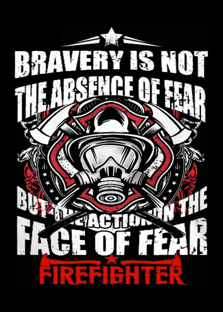 'Proud To Be A Firefighter' Poster by David Bratton | Displate