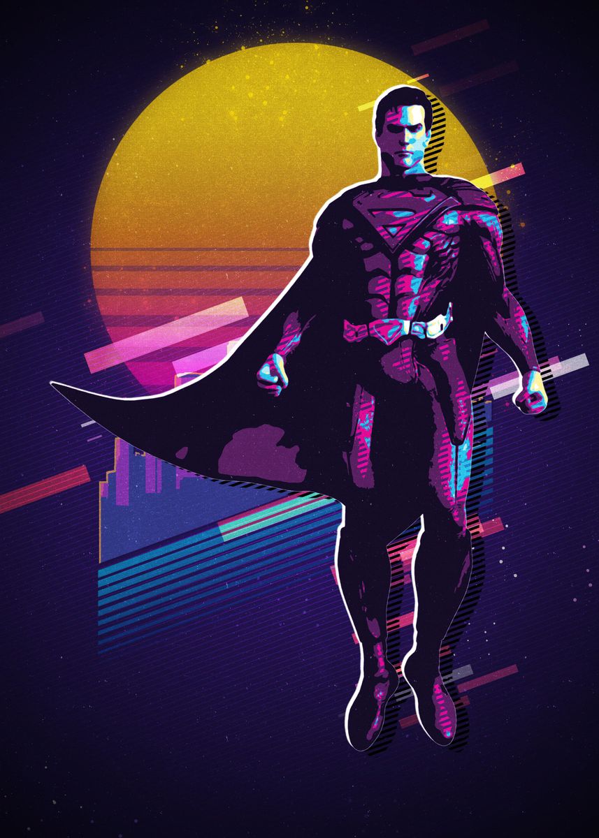 'fighting game' Poster, picture, metal print, paint by Neon Art Glowing ...