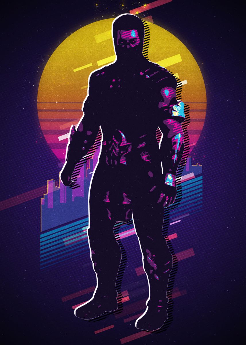 'fighting game' Poster, picture, metal print, paint by gillpa | Displate