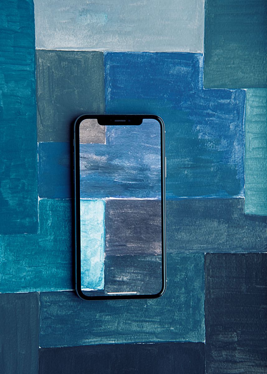 'Blue Print ' Poster, picture, metal print, paint by natiaheyhey | Displate