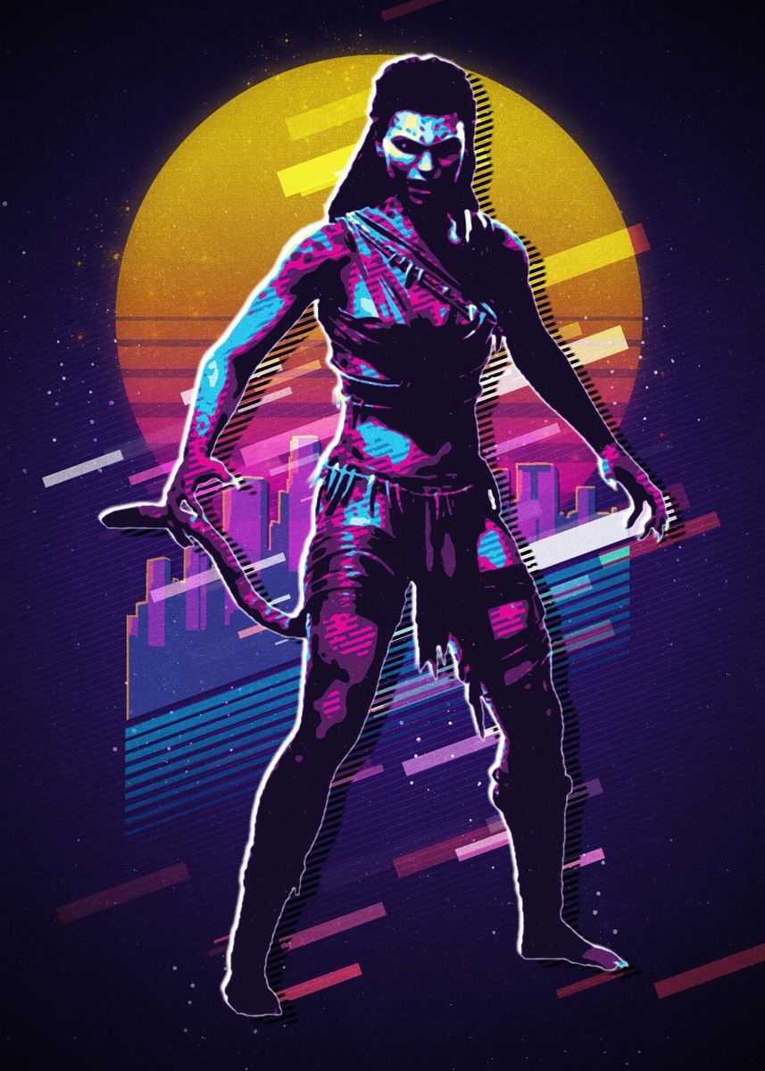 'fighting game' Poster, picture, metal print, paint by Kazmierczak ...