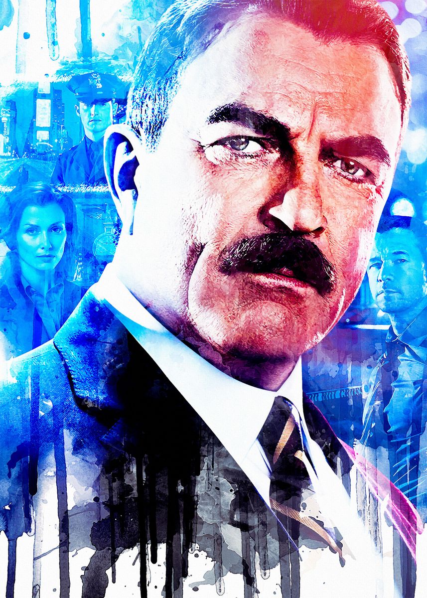 'Blue Bloods' Poster, picture, metal print, paint by Jeffery Anabelle ...