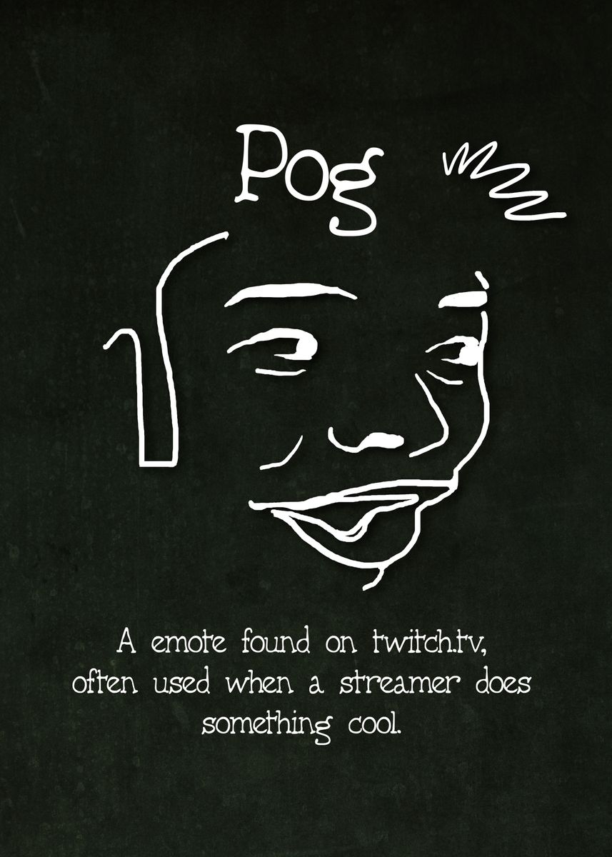 'Pog' Poster, picture, metal print, paint by msp4rrow | Displate