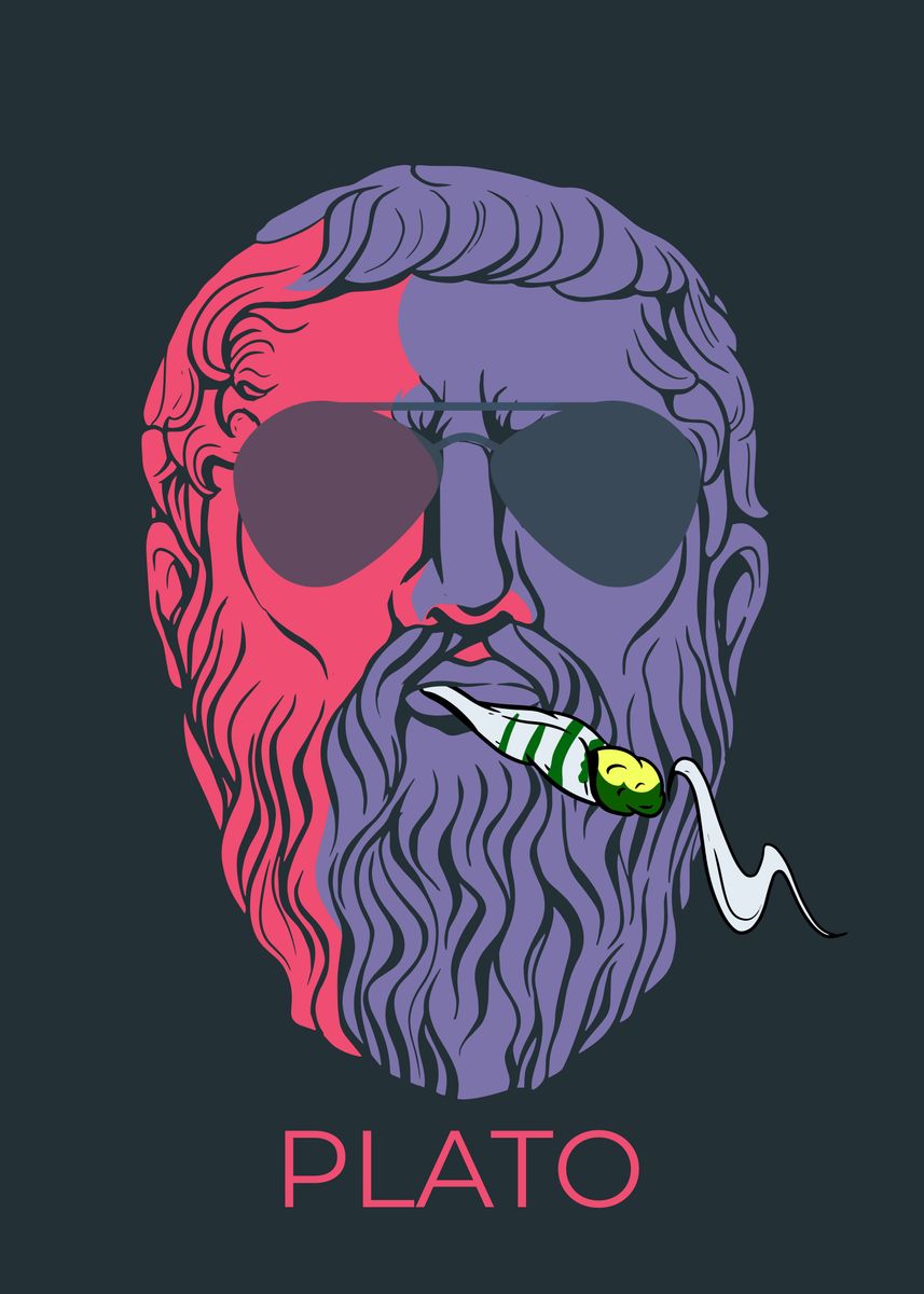 'Plato' Poster, picture, metal print, paint by Poster Parlor | Displate