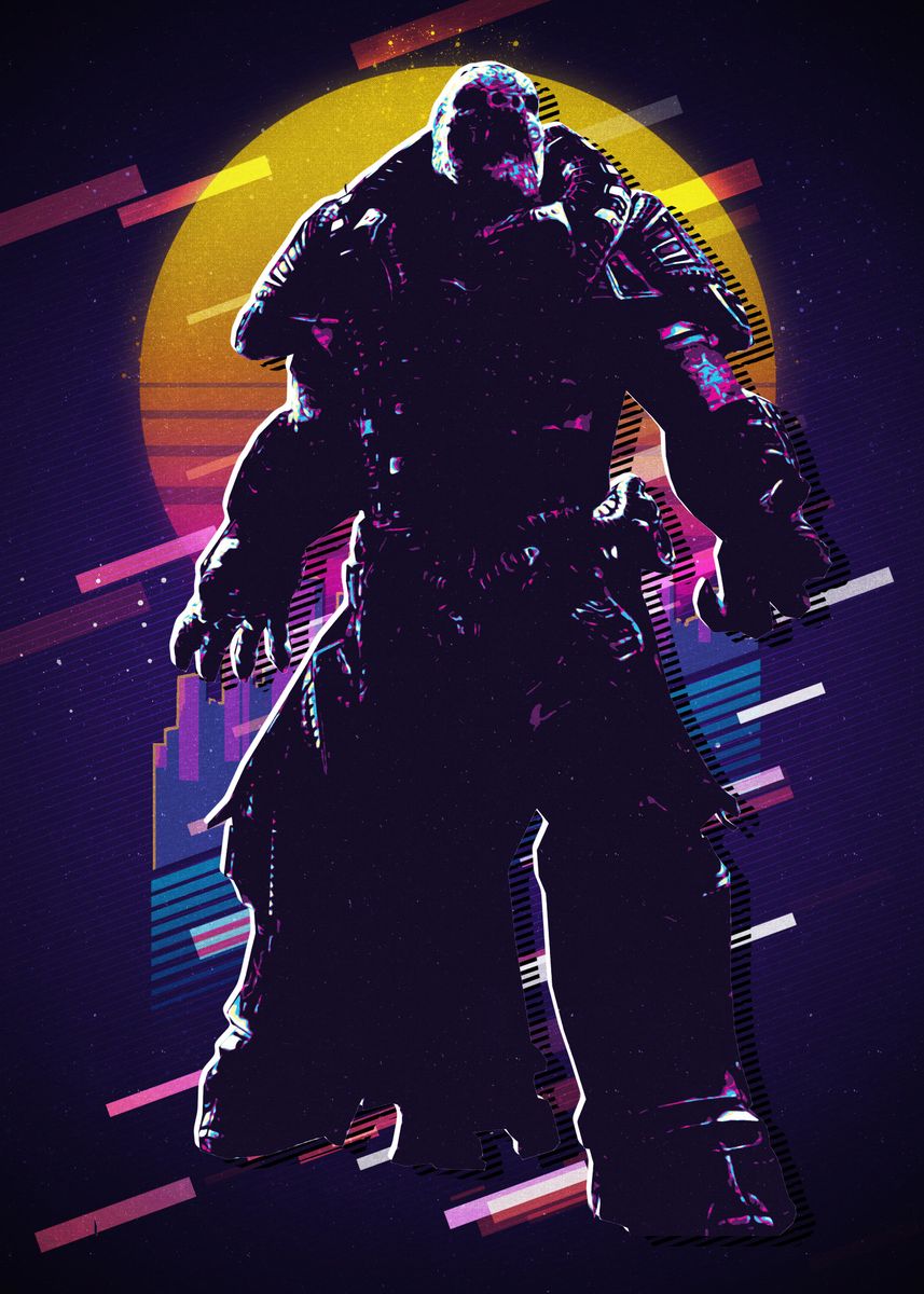 'fighting game' Poster, picture, metal print, paint by gillpa | Displate