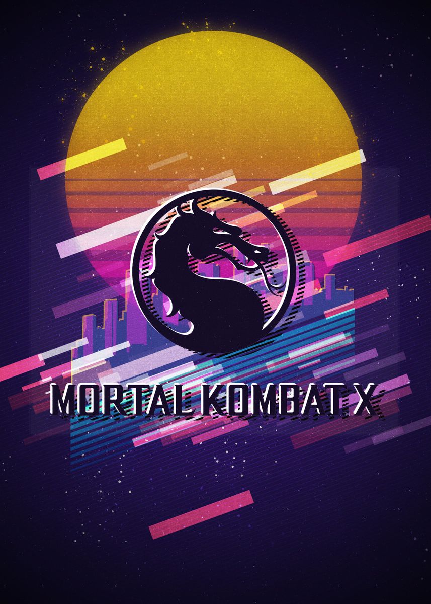 'fighting game' Poster by Kazmierczak | Displate