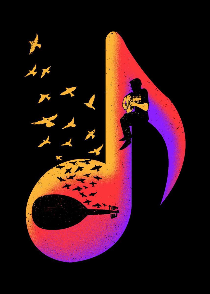 'Music Oud Player' Poster by Tofan barmalisi | Displate