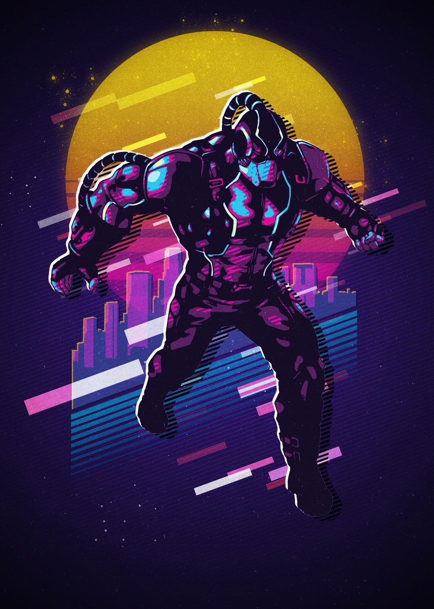 'fighting game' Poster by Kazmierczak | Displate