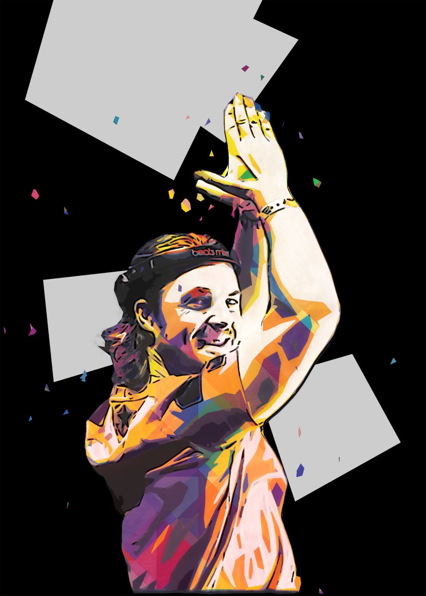 'Axwell' Poster, picture, metal print, paint by MDA STUDIO | Displate