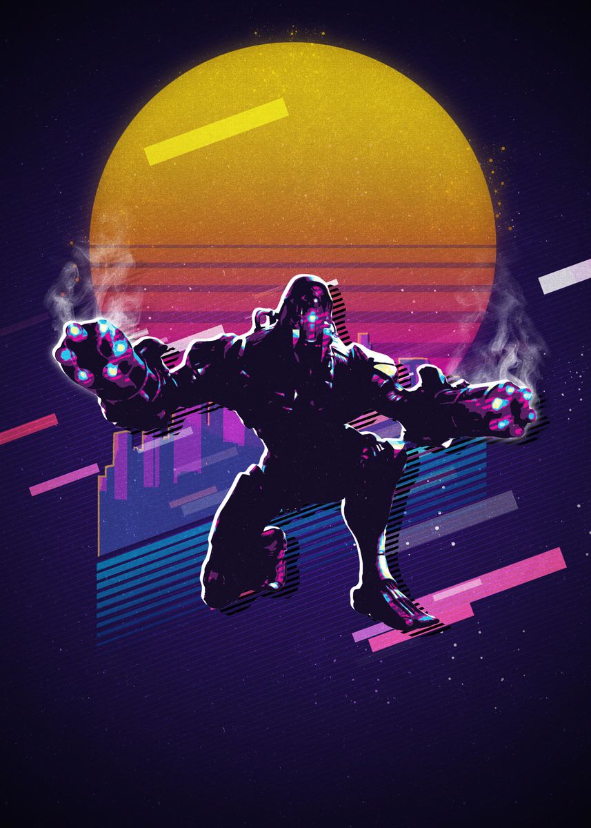 'fighting game' Poster by gillpa | Displate