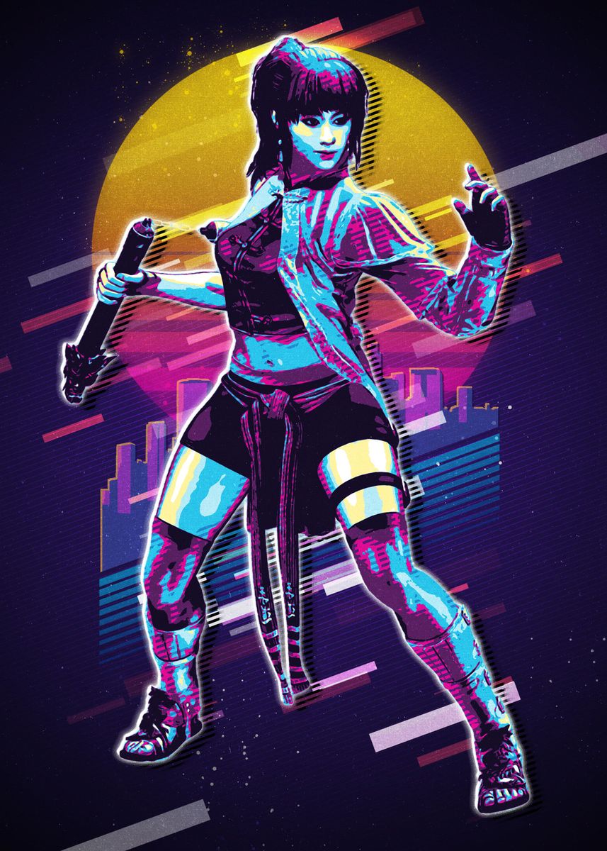 'fighting game' Poster, picture, metal print, paint by Kazmierczak ...