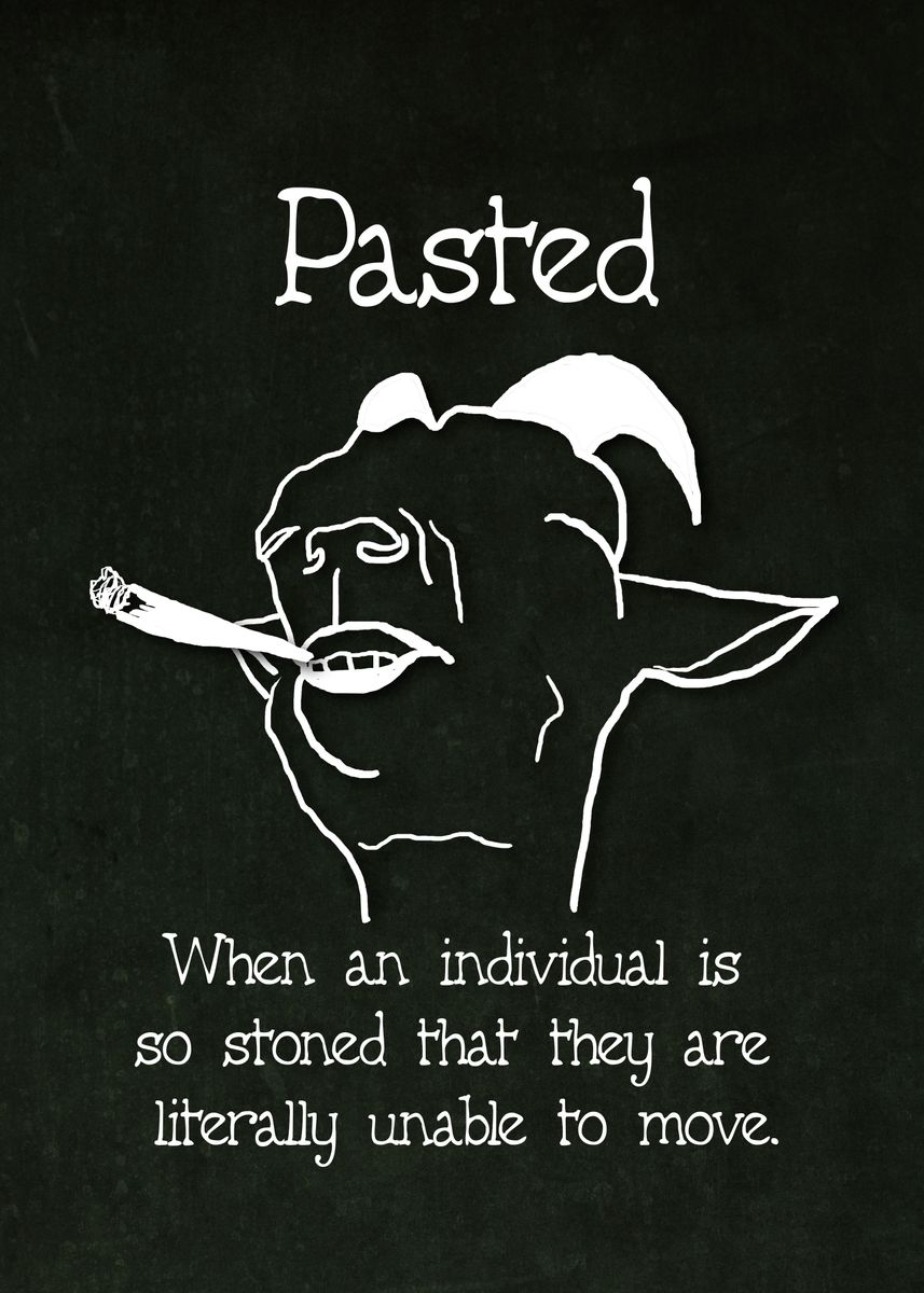 'Pasted' Poster by msp4rrow | Displate