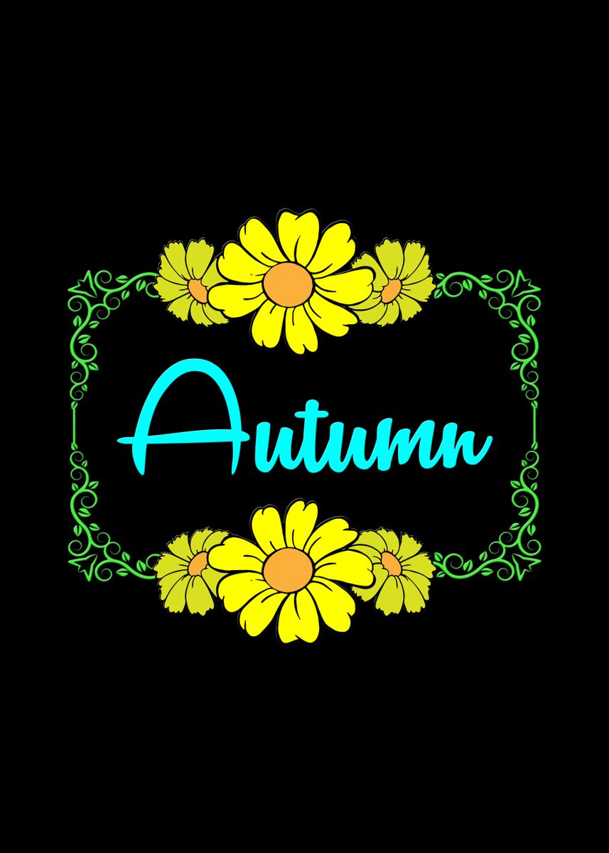 'Fall Season October' Poster by Norden | Displate