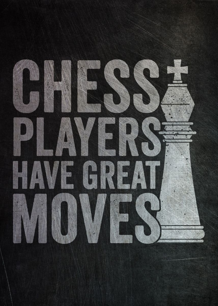 'Chess Player Poster' Poster by PosterWorld | Displate