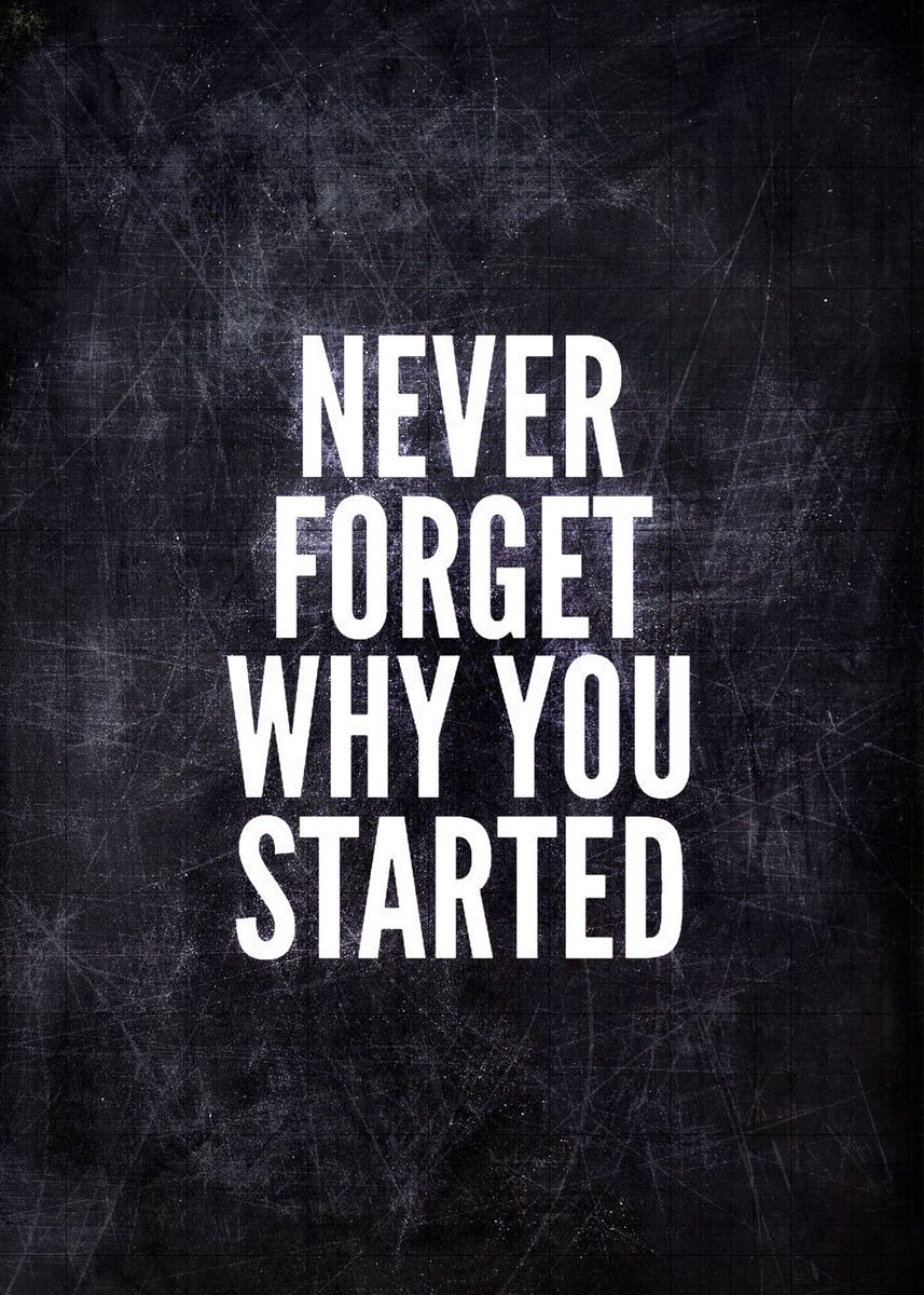 'NEVER' Poster by MAXART DESIGN | Displate