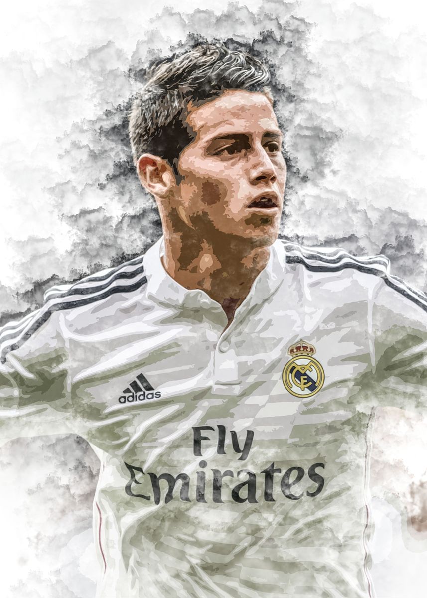 James Rodriguez Cartoon Drawing