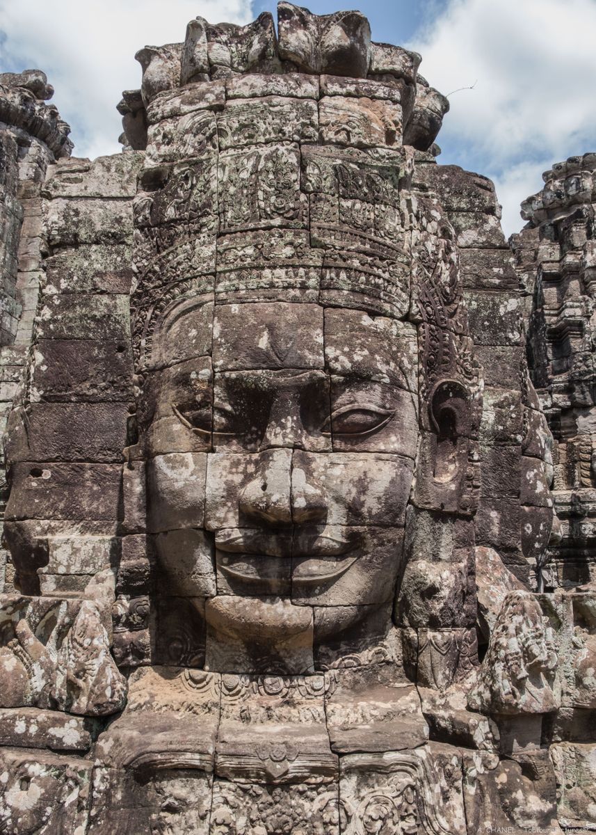 'Bayon' Poster, picture, metal print, paint by Toutoune Chanel | Displate