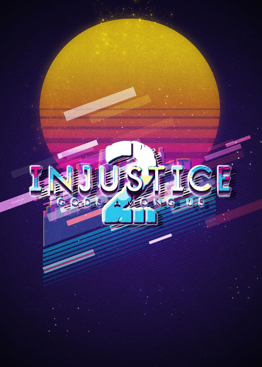 'fighting game' Poster, picture, metal print, paint by Mibride | Displate