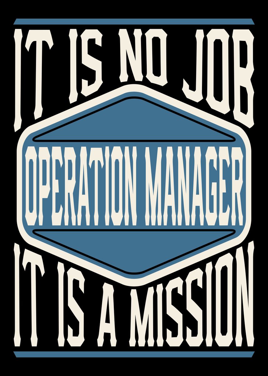 'Operation Manager Mission' Poster by Timo Bockrath | Displate