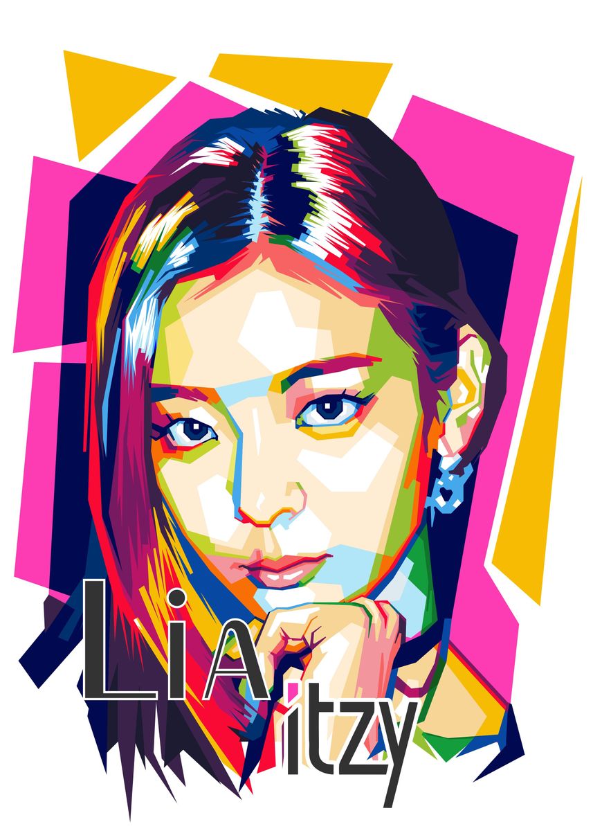 'Lia Itzy' Poster, picture, metal print, paint by Ahmad Zuhri | Displate