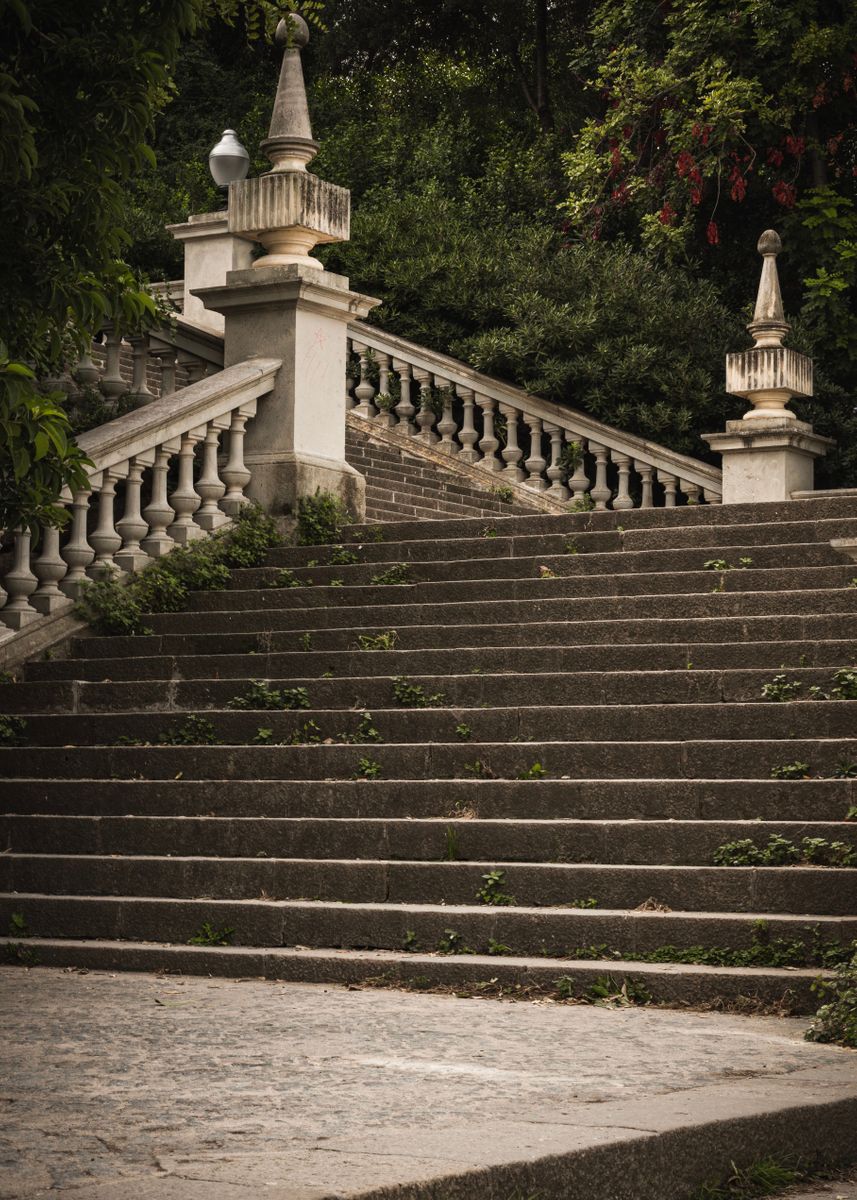 'Take the stairs' Poster, picture, metal print, paint by Victor | Displate