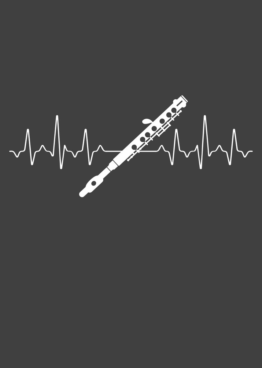 'Piccolo Instrument' Poster by schmugo | Displate