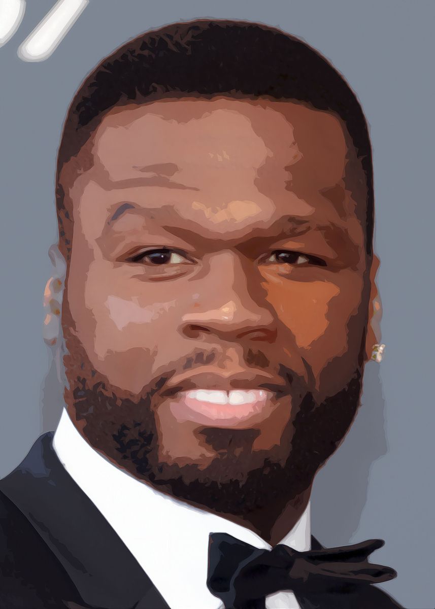 '50 Cent' Poster, picture, metal print, paint by OSRAM COOL | Displate
