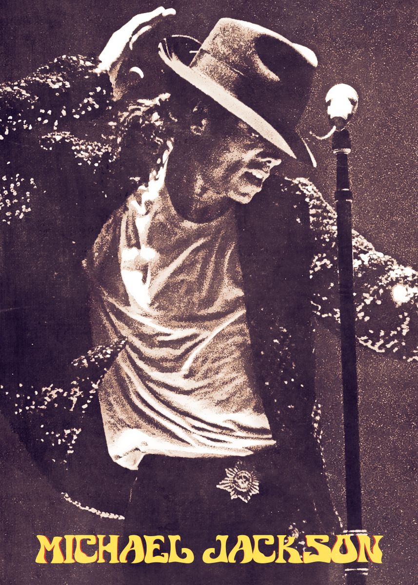 'Michael Jackson' Poster, picture, metal print, paint by Anxhela Sufa ...