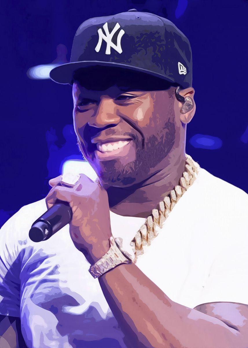 '50 Cent' Poster, picture, metal print, paint by OSRAM COOL | Displate