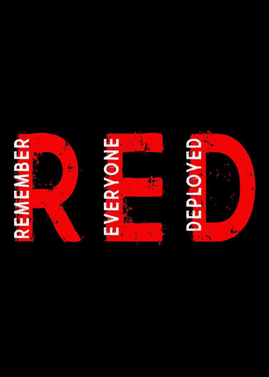 'RED Friday' Poster by John DonJoe | Displate