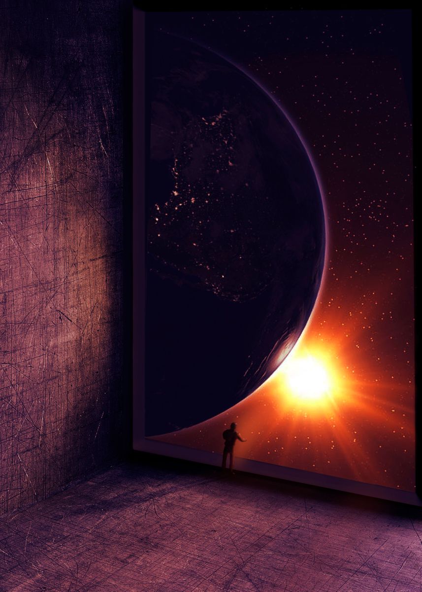 'Exiled' Poster, picture, metal print, paint by Haushund | Displate